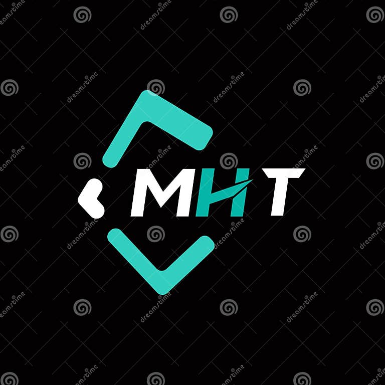 MHT Creative Minimalist Letter Logo. MHT Unique Vector Initials ...