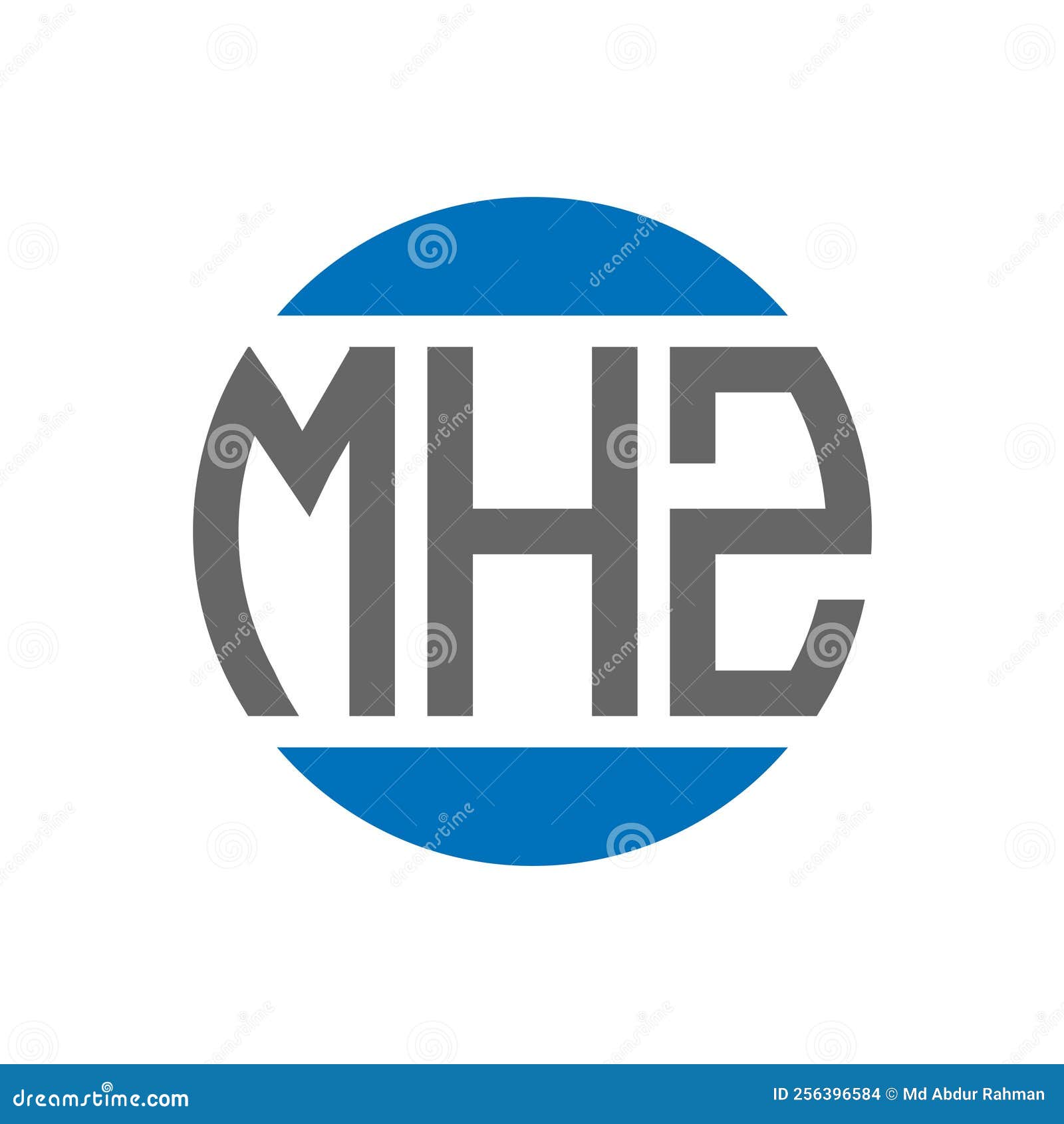 MHZ Letter Logo Design On White Background. MHZ Creative Initials ...