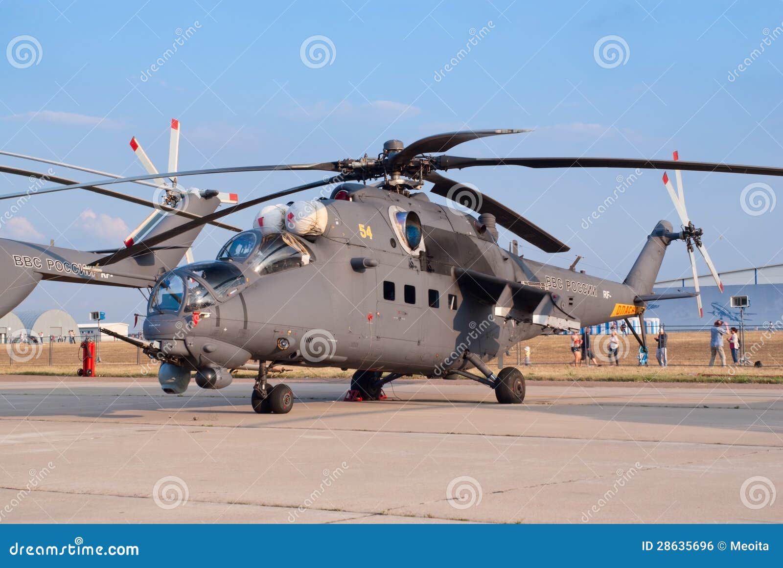 Mi-35M Fire Support Helicopter Editorial Photo - Image of aircraft ...