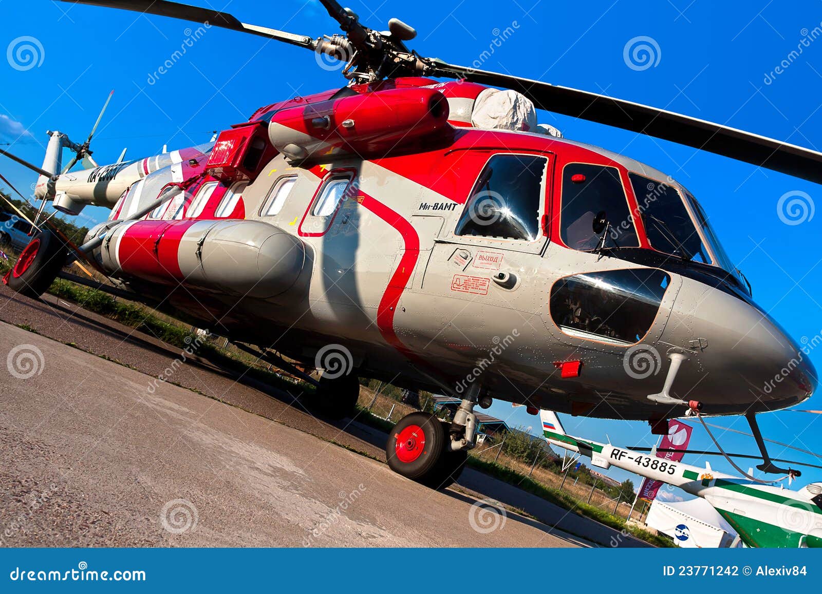 Mi-8 helicopter editorial photography. Image of airport - 23771242
