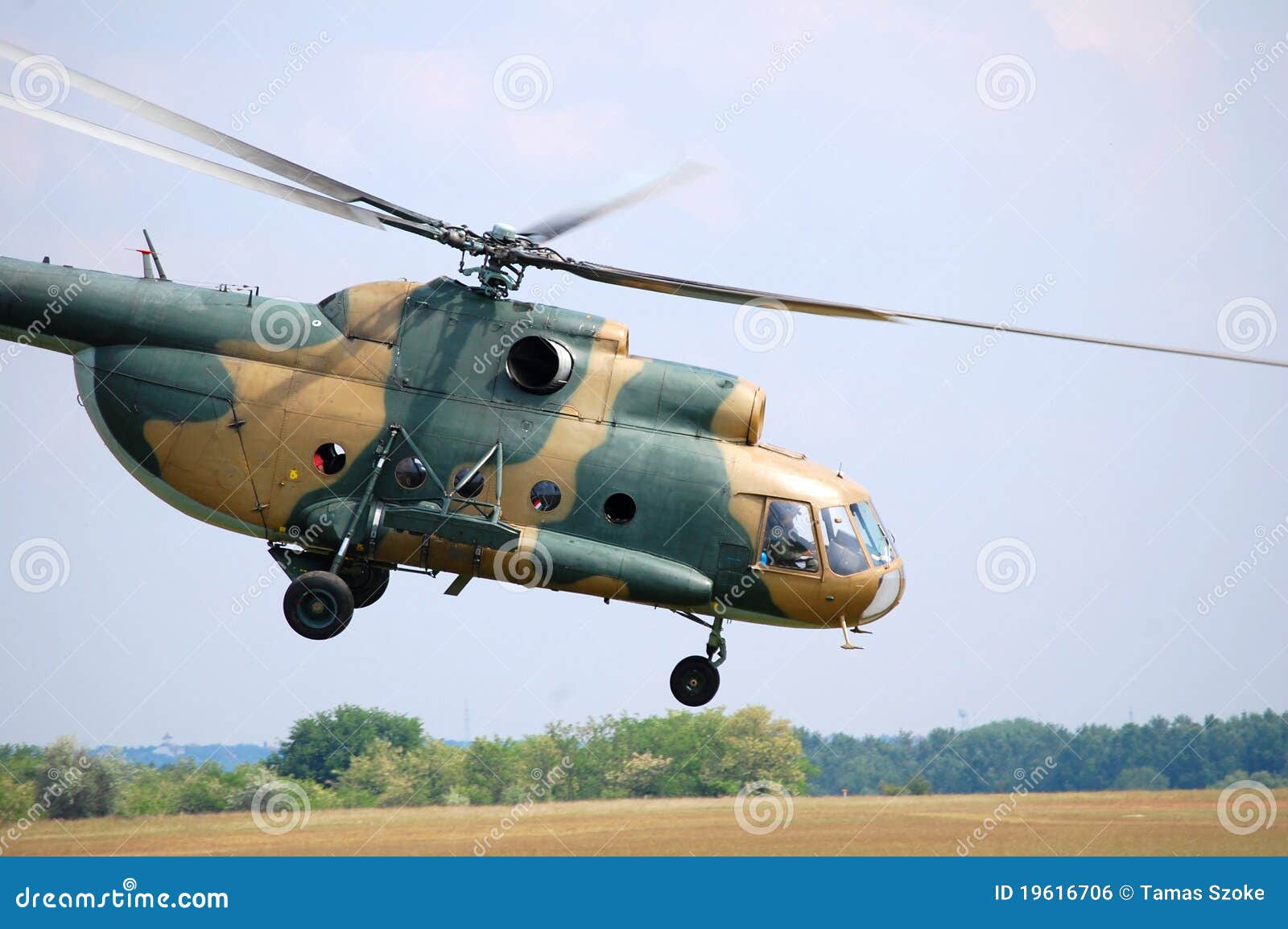 Mi-8 transport helicopter stock photo. Image of airport - 19616706
