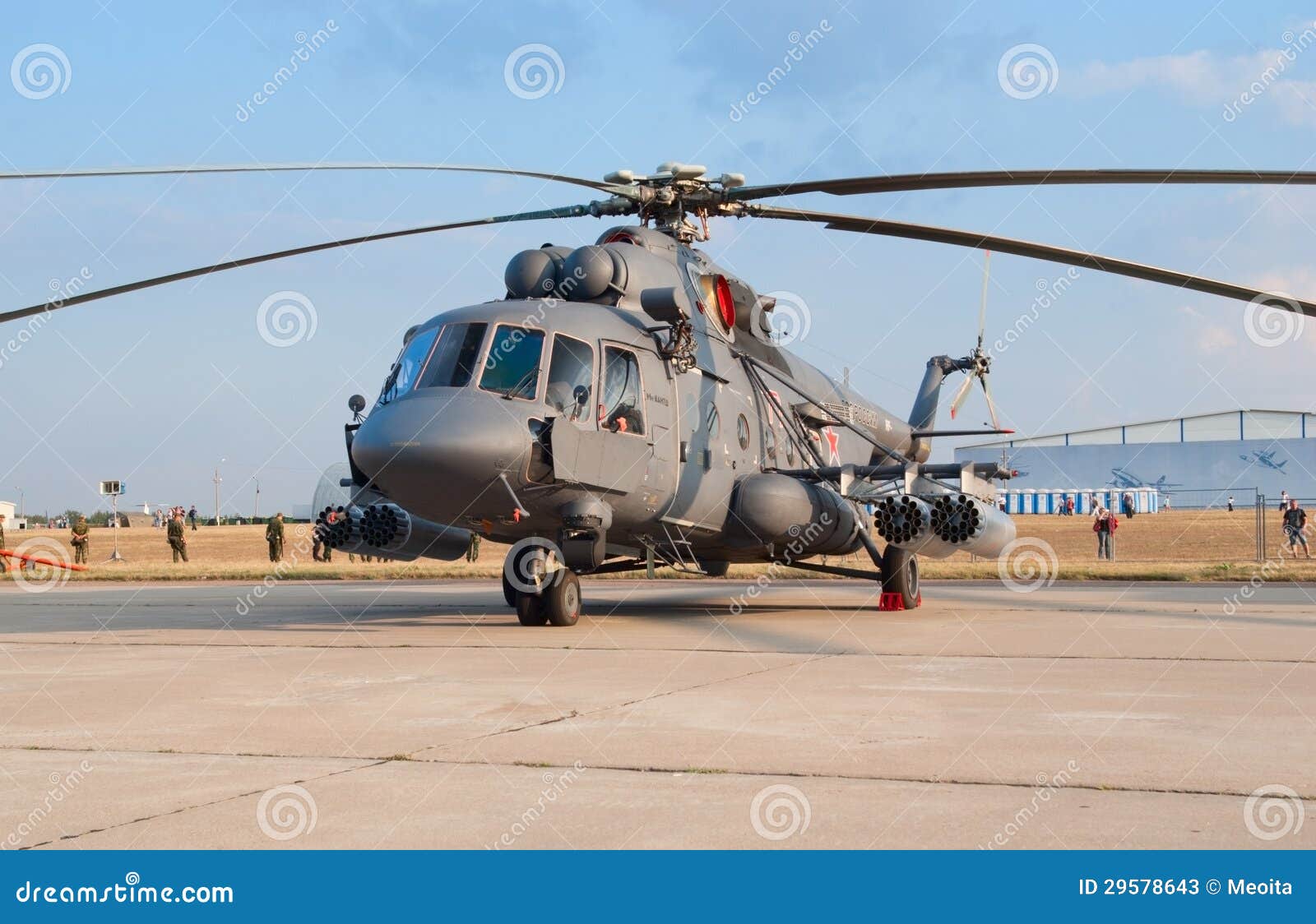 Cockpit Of Mi-8AMTSH RF-91276 Helicopter Of Russian Air Force Pictured ...