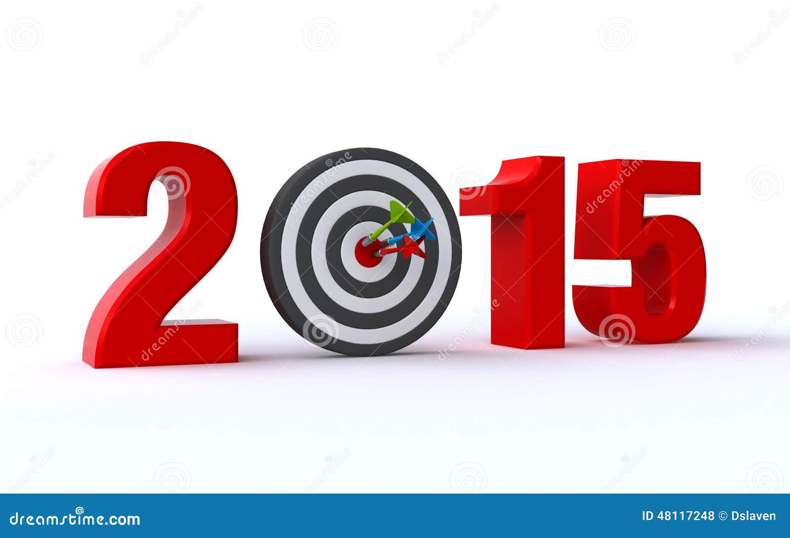 Mi año 2015 stock de ilustración. Ilustración de flecha - 48117248