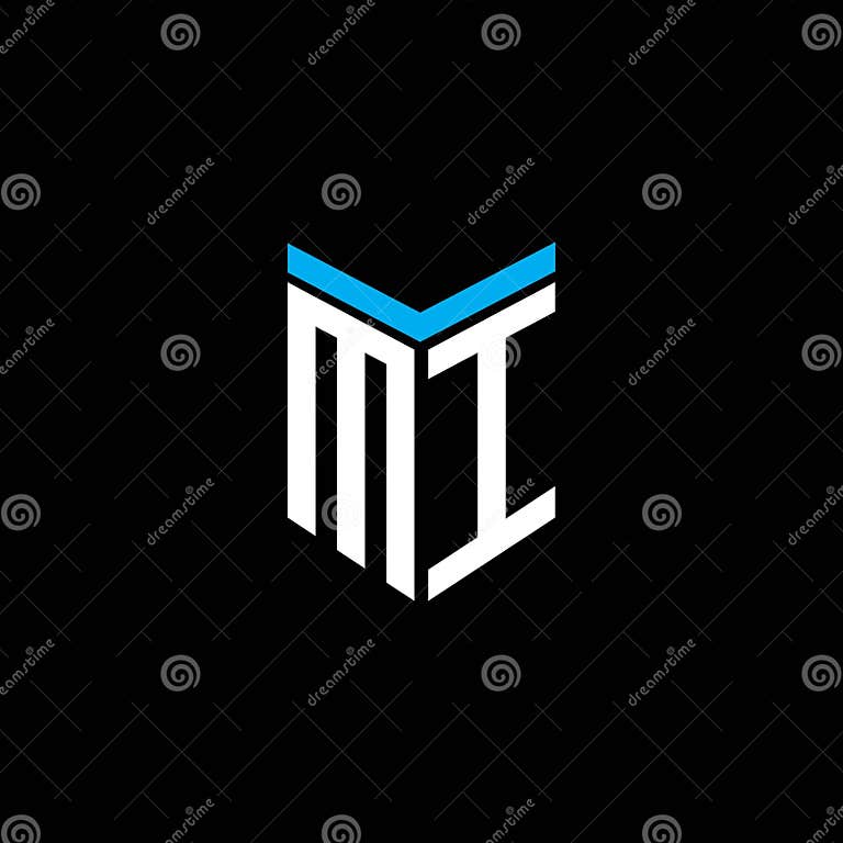 MI Letter Logo Creative Design with Vector Graphic Stock Vector ...