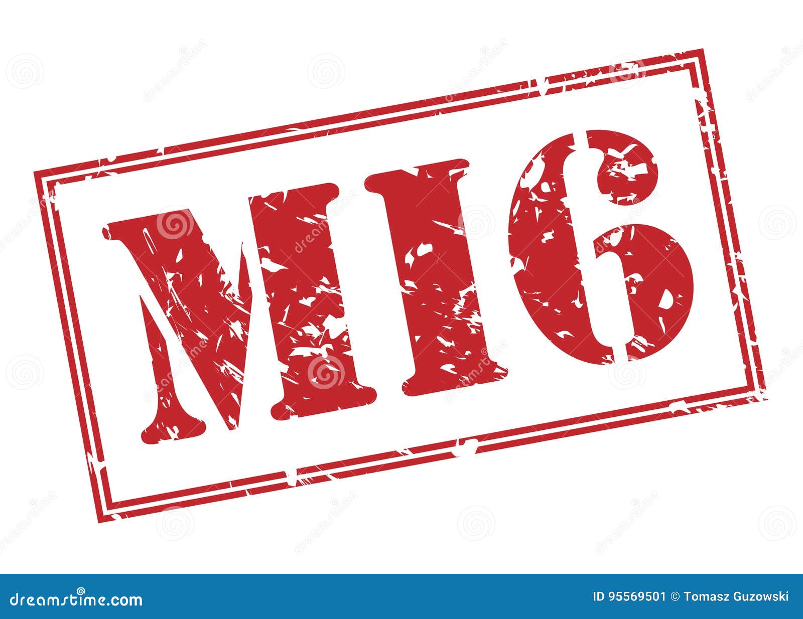 Mi6 stamp stock illustration. Illustration of frame, background - 95569501
