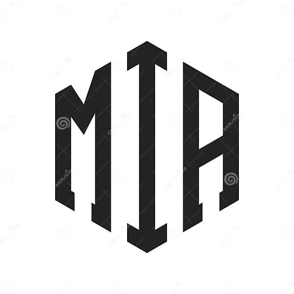 MIA Logo Design. Initial Letter MIA Monogram Logo Using Hexagon Shape ...