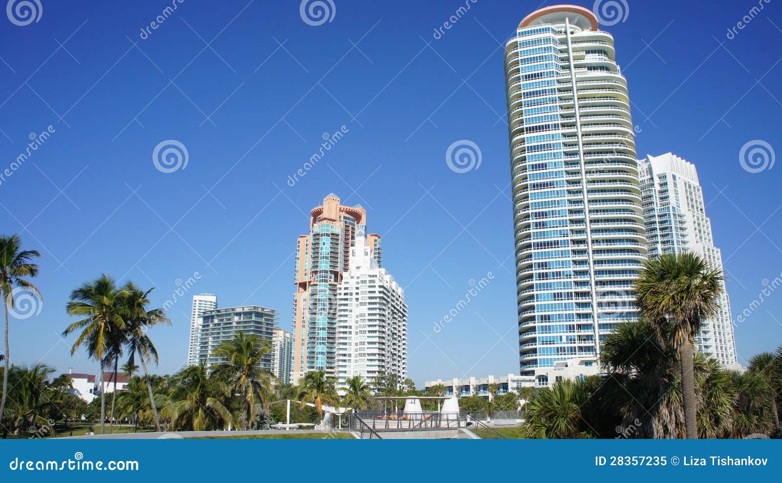 Miami stock image. Image of downtown, high, colorful - 28357235
