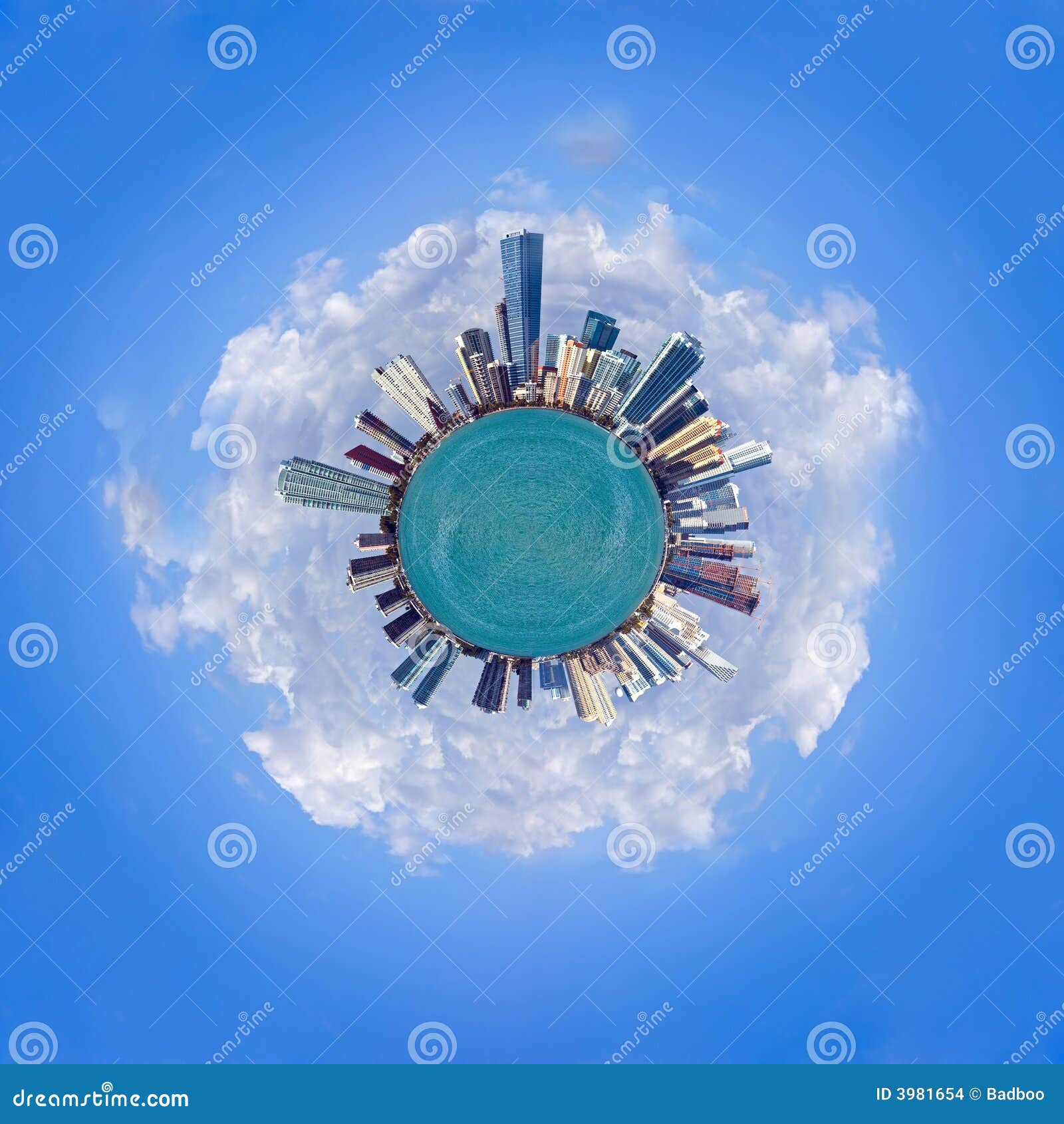 Miami stock photo. Image of high, industrial, ocean, business - 3981654