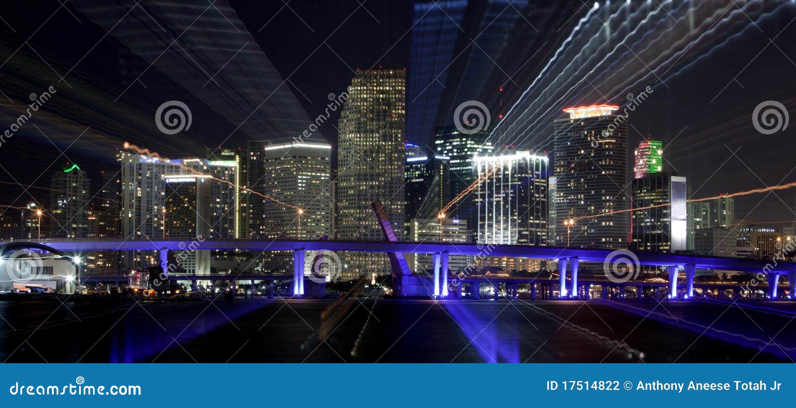 Miami Abstract stock photo. Image of corporate, bustle - 17514822