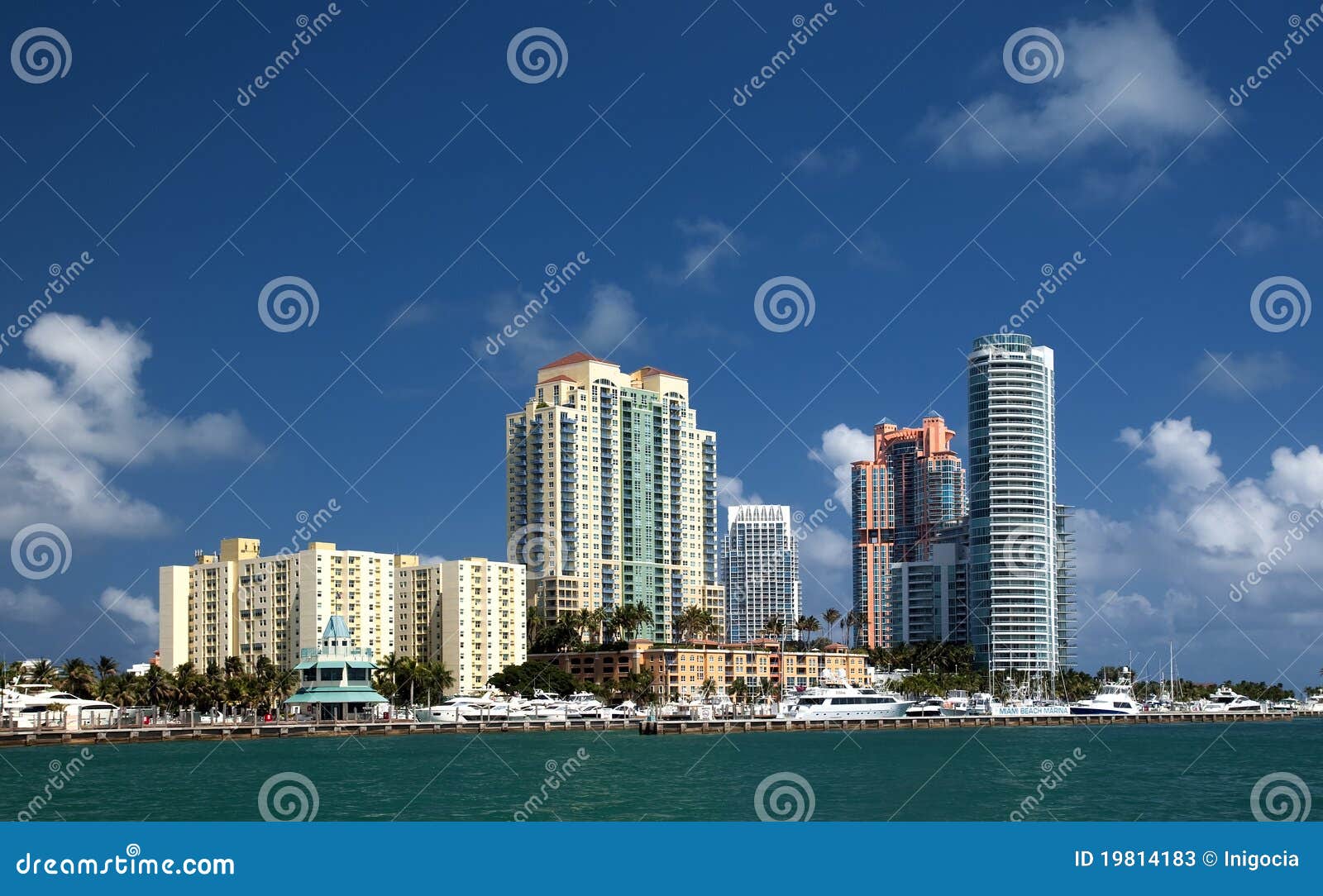 Miami beach stock image. Image of ocean, touristic, outdoor - 19814183