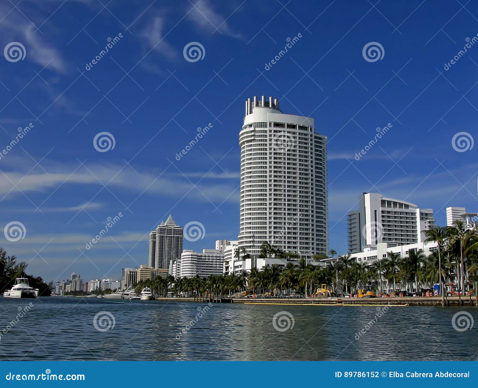 Miami Beach stock photo. Image of dade, florida, canal - 89786152