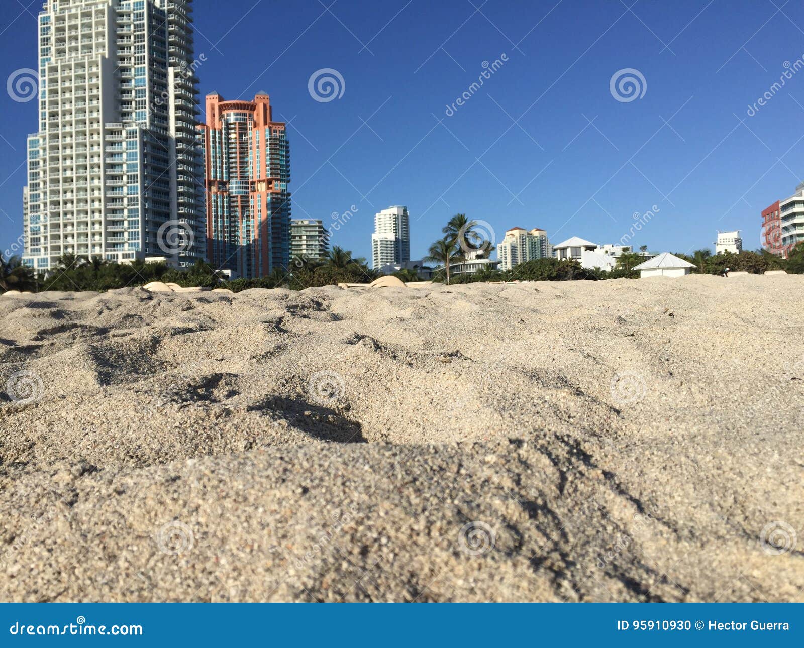 Miami Beach stock photo. Image of miami, clean, sand - 95910930
