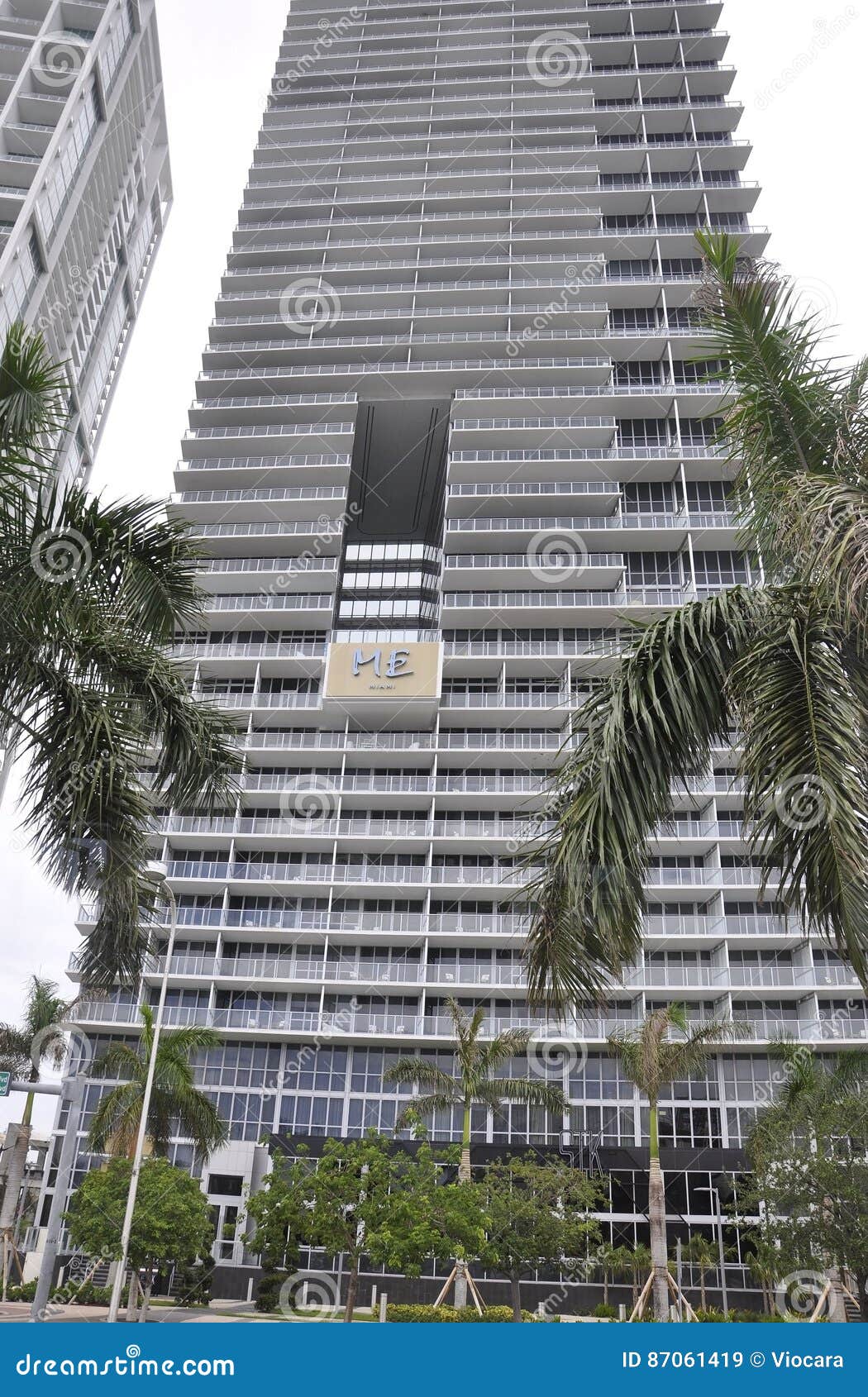 Miami Beach FL,August 09th: Skyscraper in Miami Beach from Florida ...
