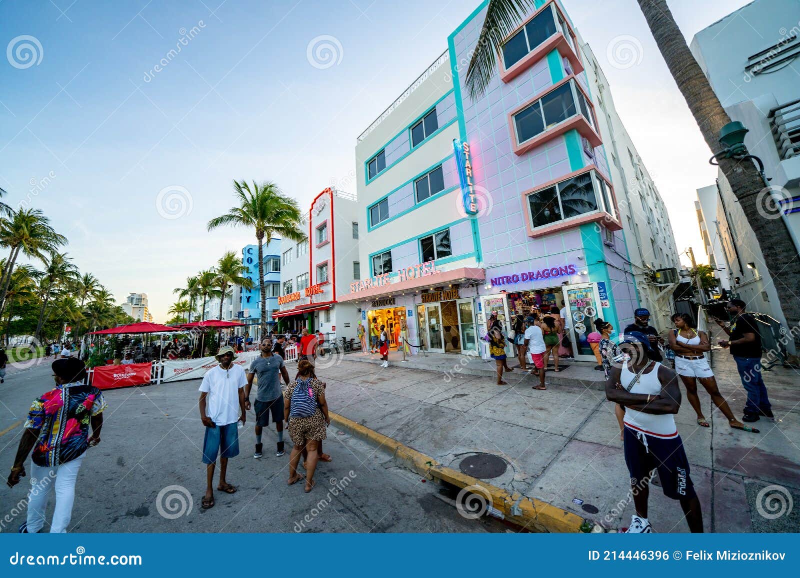 Miami Beach Scene Spring Break 2021 Editorial Photo - Image of south ...