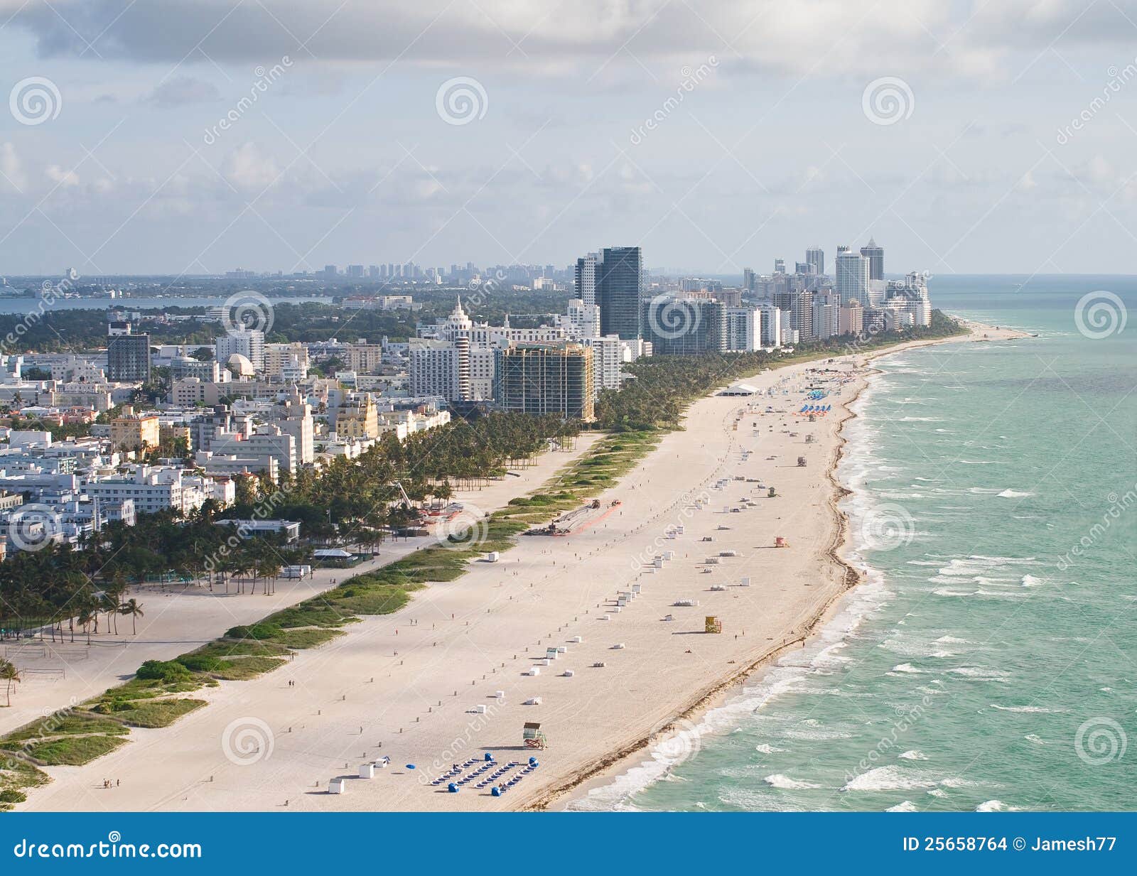 Miami Beach Landscape stock photo. Image of city, miami - 25658764