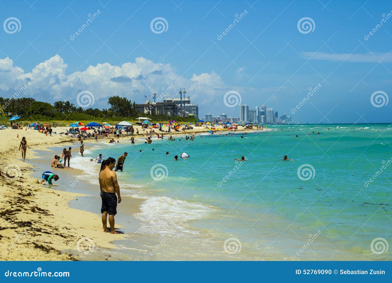Miami Beach editorial image. Image of waves, florida - 52769090