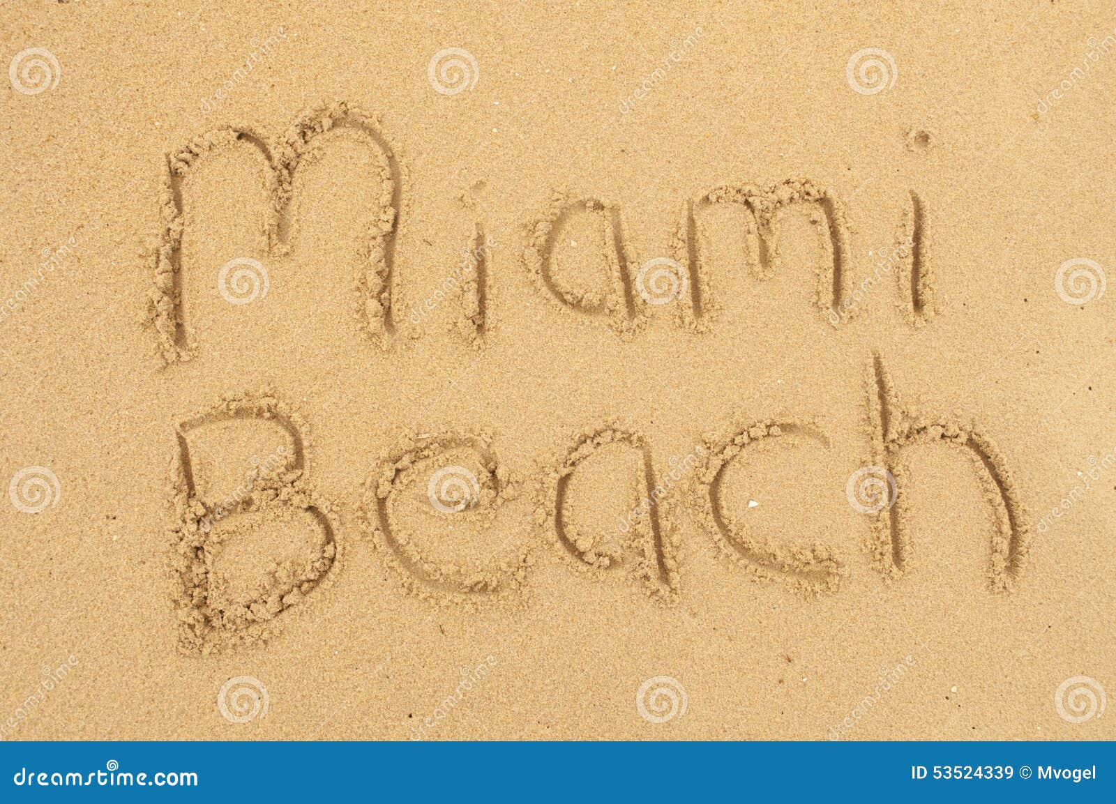 Miami Beach stock image. Image of paradise, shell, south - 53524339