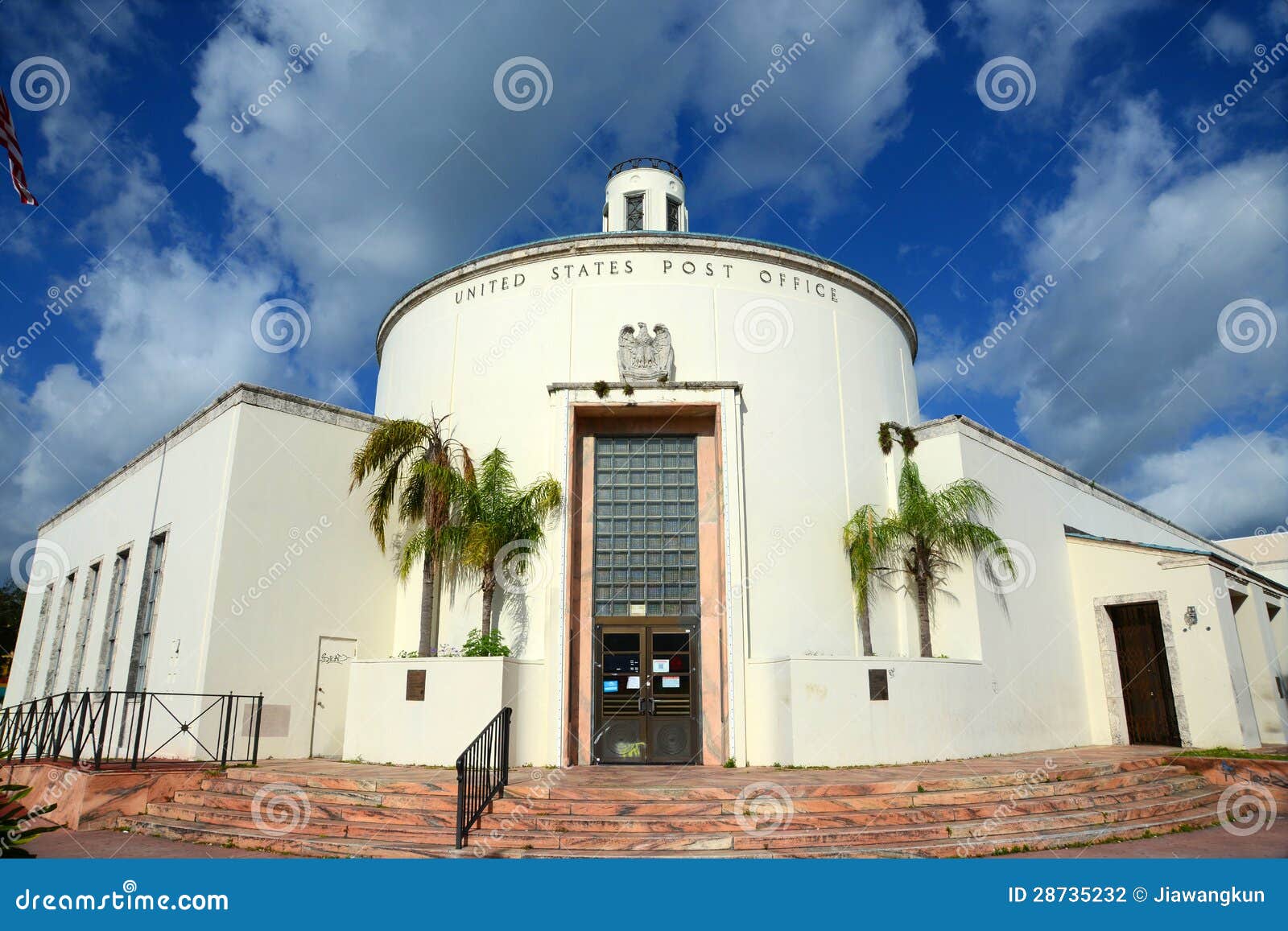 Miami Beach Post Office (33119) Editorial Photography - Image of ...
