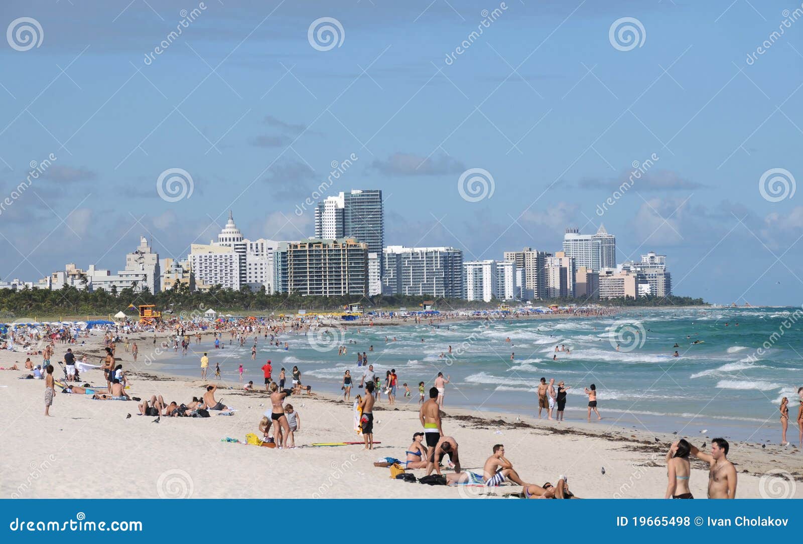 Miami Beach scenery editorial stock photo. Image of tropical - 19665498