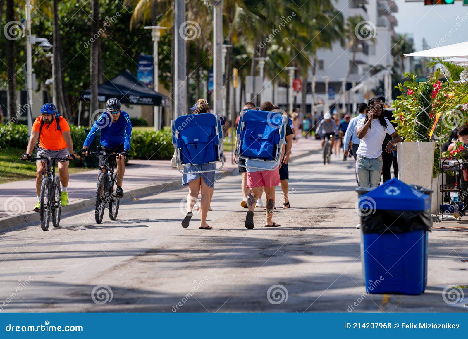 Miami Beach 2021 Spring Break Editorial Stock Photo - Image of sobe ...