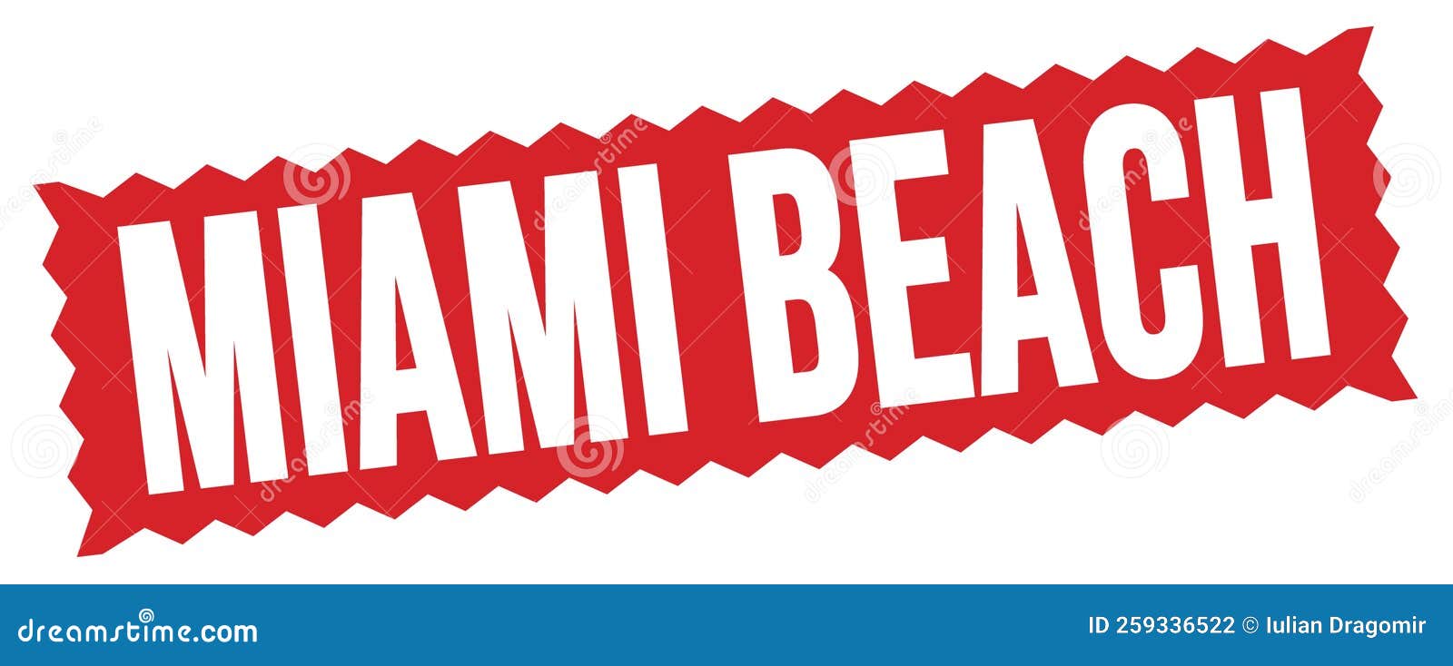 MIAMI BEACH Text Written on Red Stamp Sign Stock Illustration ...