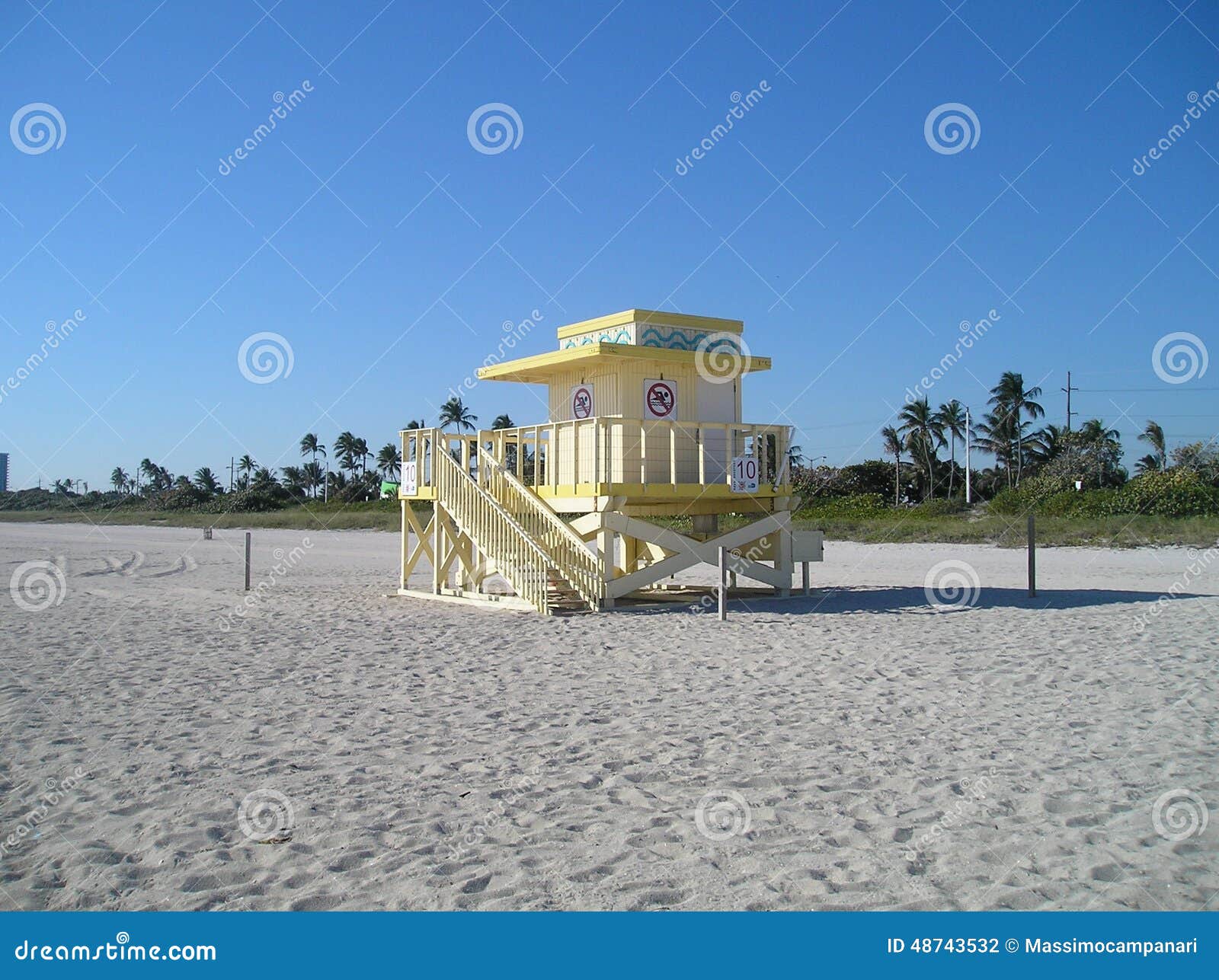 Miami beach in winter stock photo. Image of white, scape - 48743532