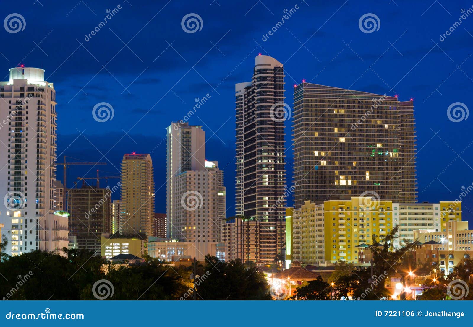 Miami Buildings stock photo. Image of building, dade, miami - 7221106