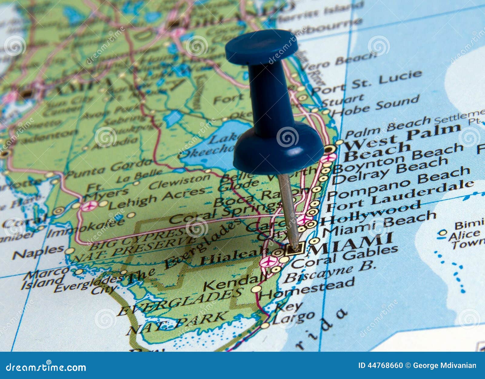 Miami city stock photo. Image of discover, location, green - 44768660