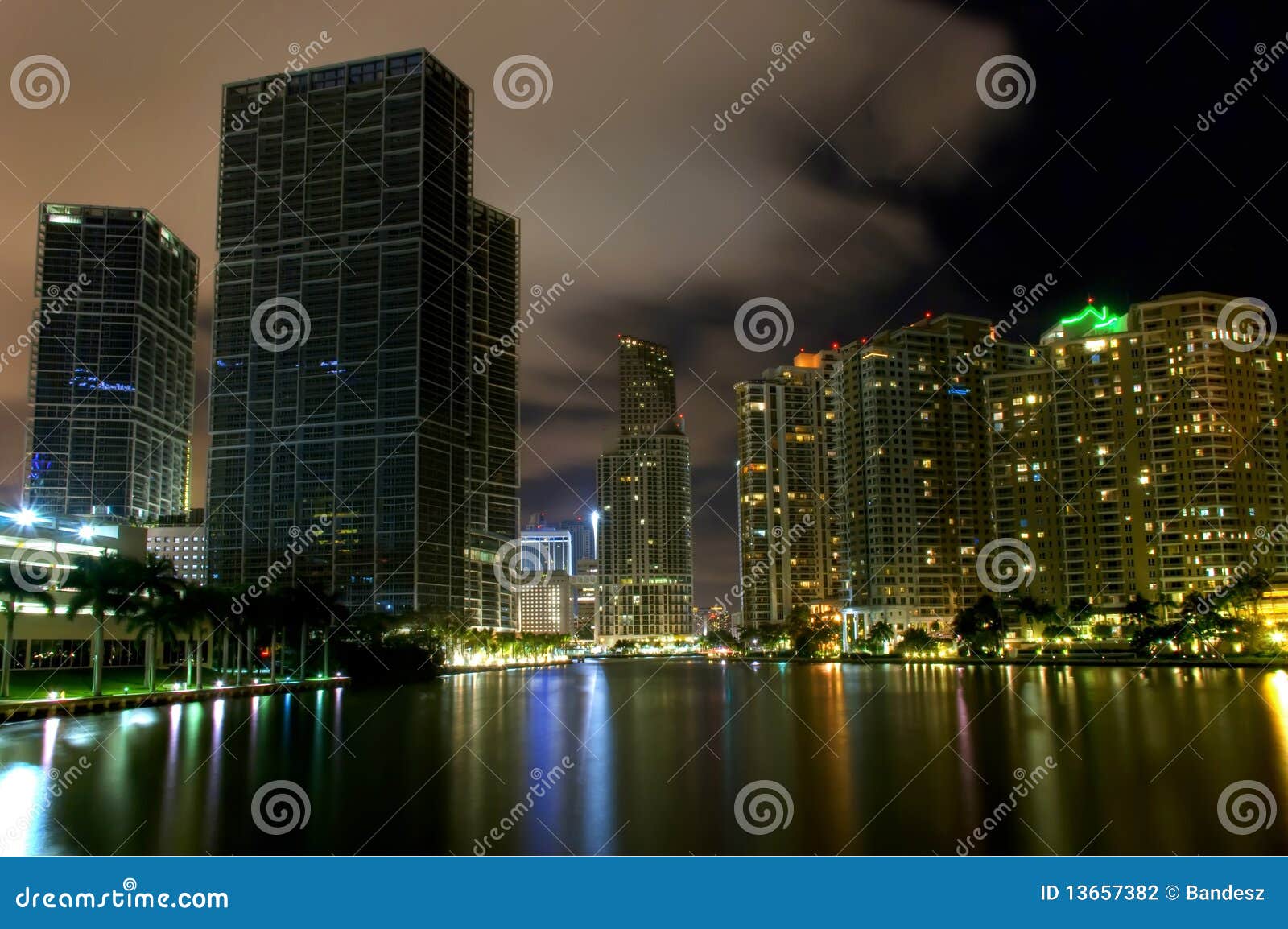 Miami Cityscape and Skyline Stock Photo - Image of buildings, cityscape ...