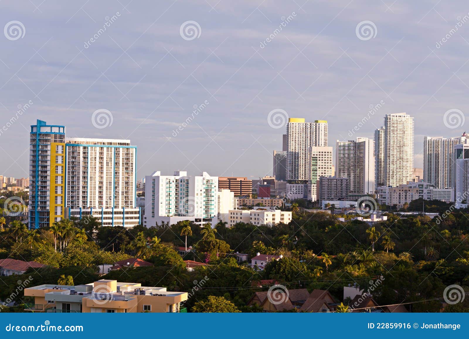 Miami Condos and Apartment Buildings Stock Photo - Image of miami ...