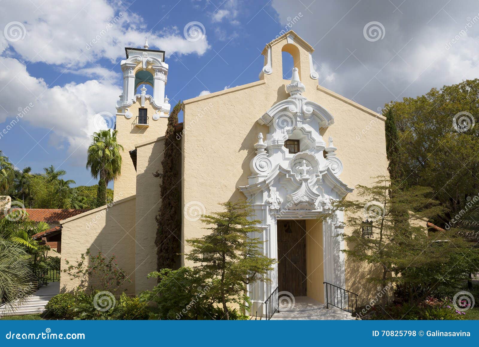 Miami. Congregational Church Stock Photo - Image of architecture ...