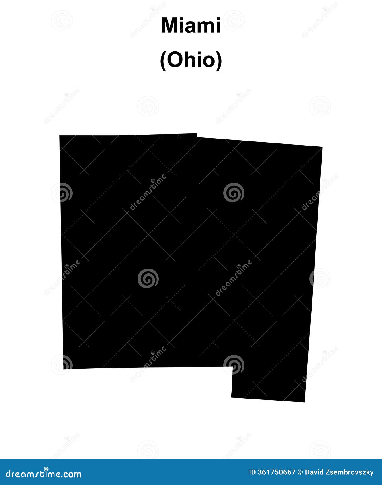 Miami Outline Map Royalty-Free Stock Photography | CartoonDealer.com ...