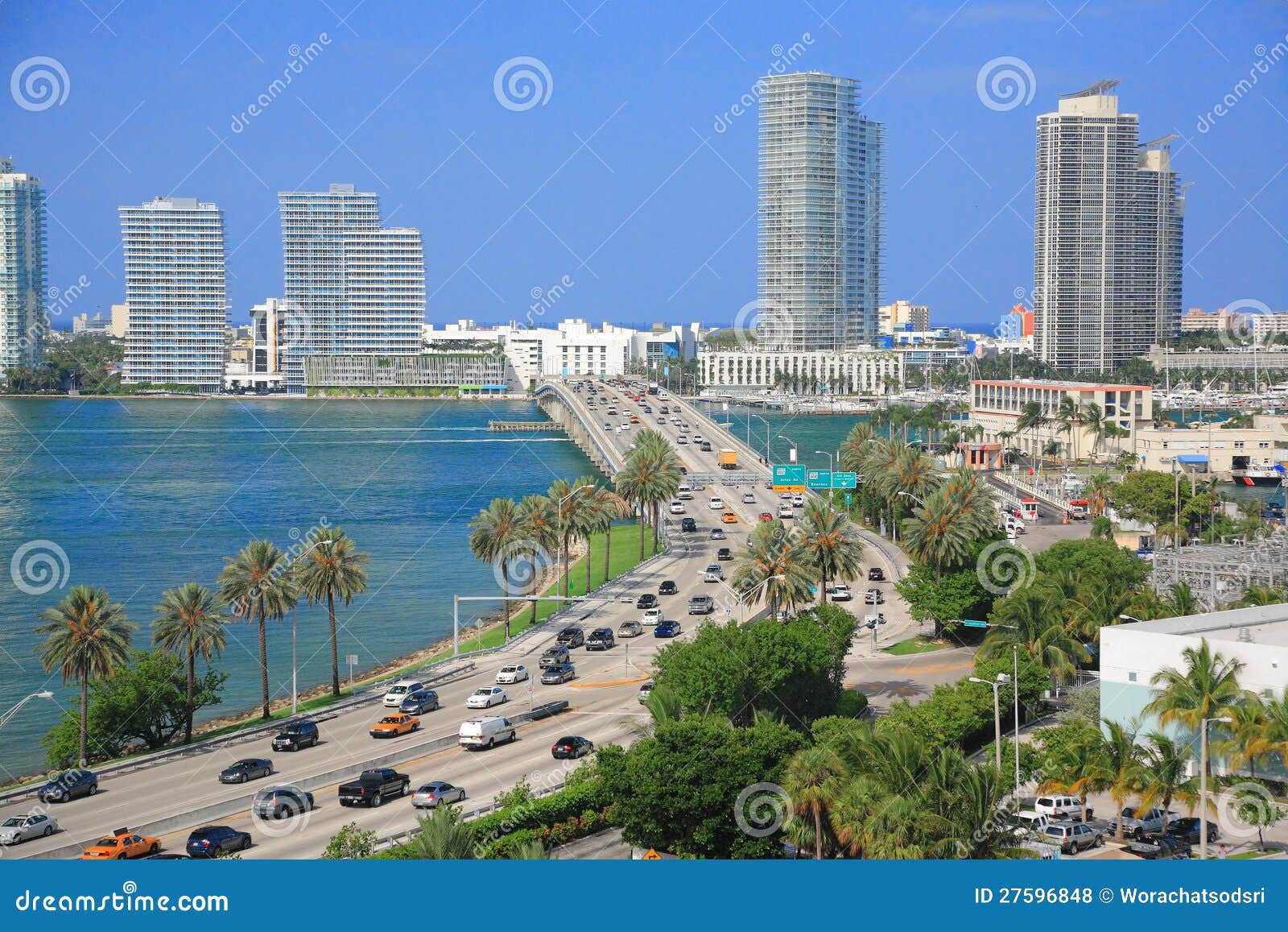 Miami day,Florida stock photo. Image of ship, sports - 27596848