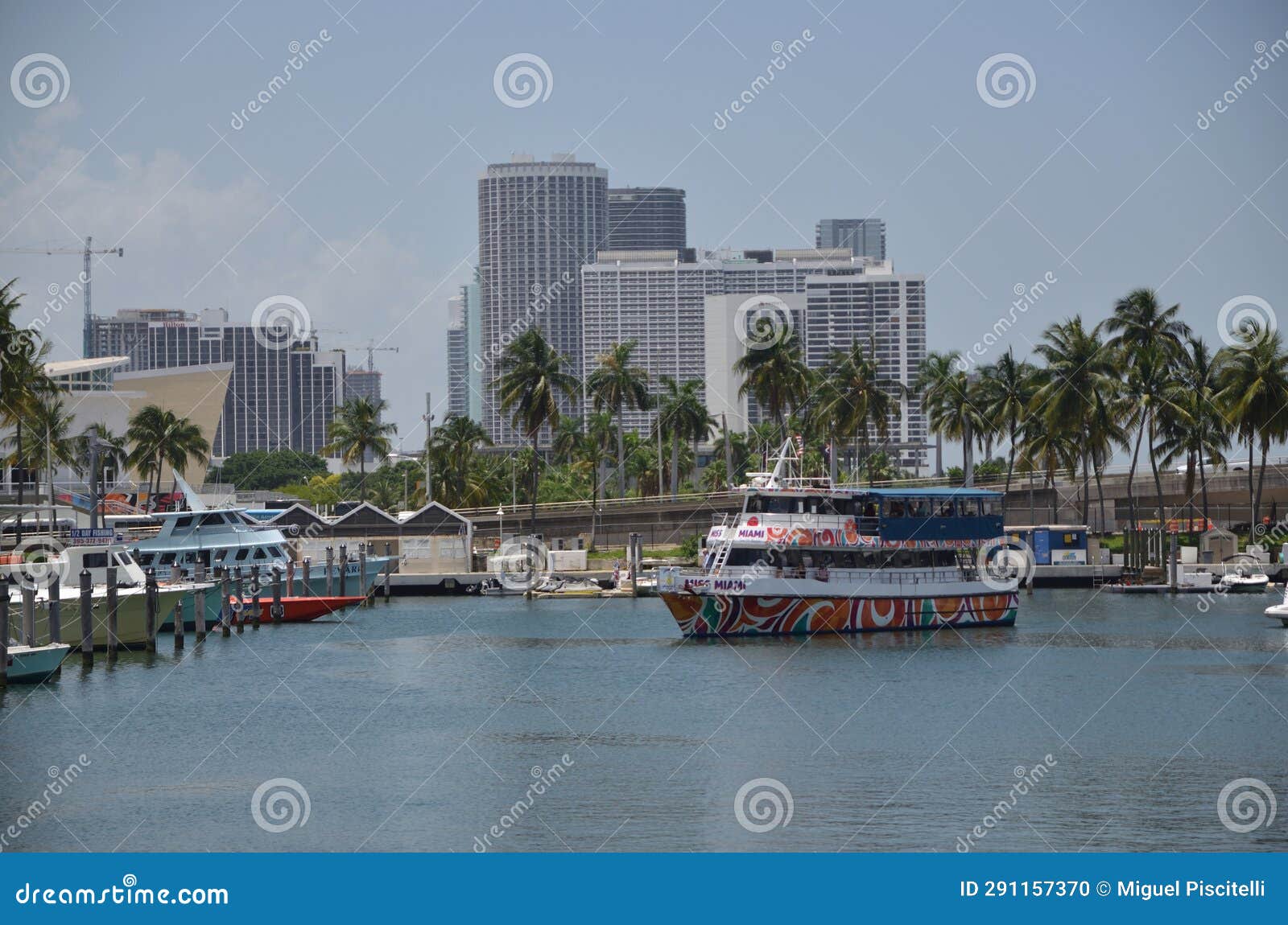 Miami Downtown, Brickel, Florida USA. Stock Photo - Image of brickel ...