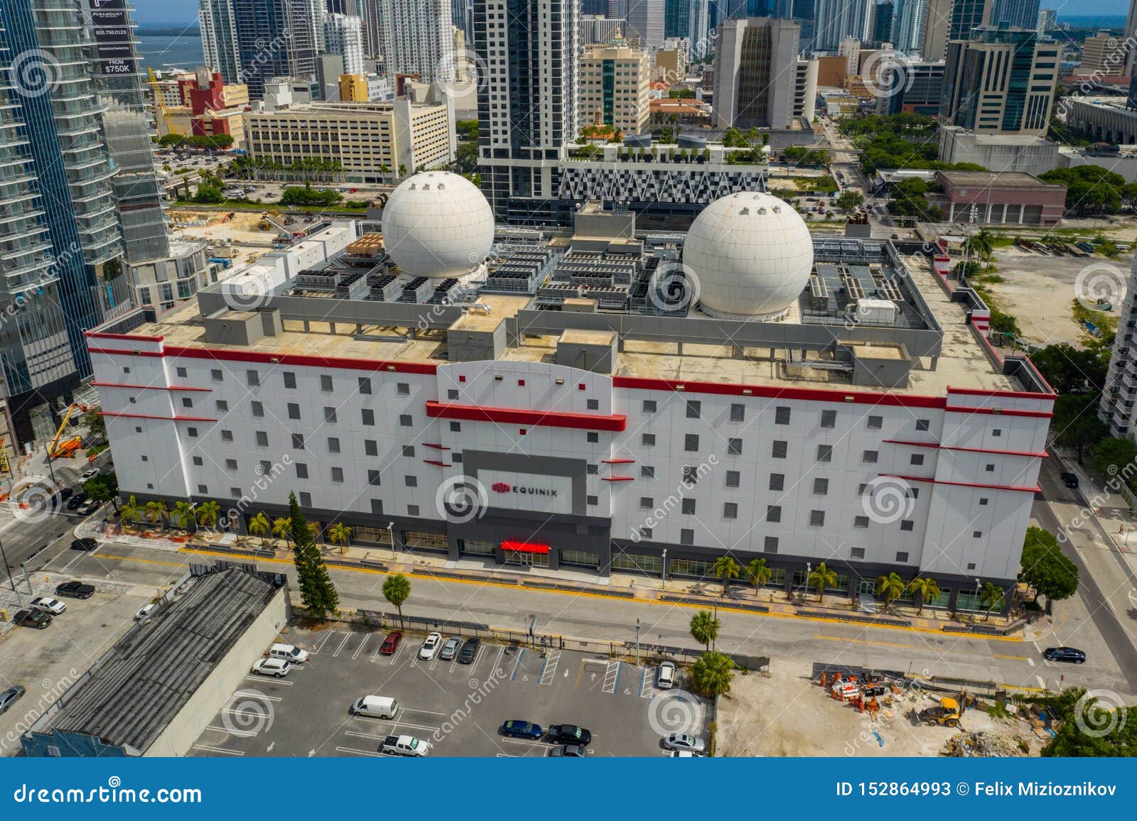 Miami Equinix Communications Building Downtown Editorial Stock Photo ...