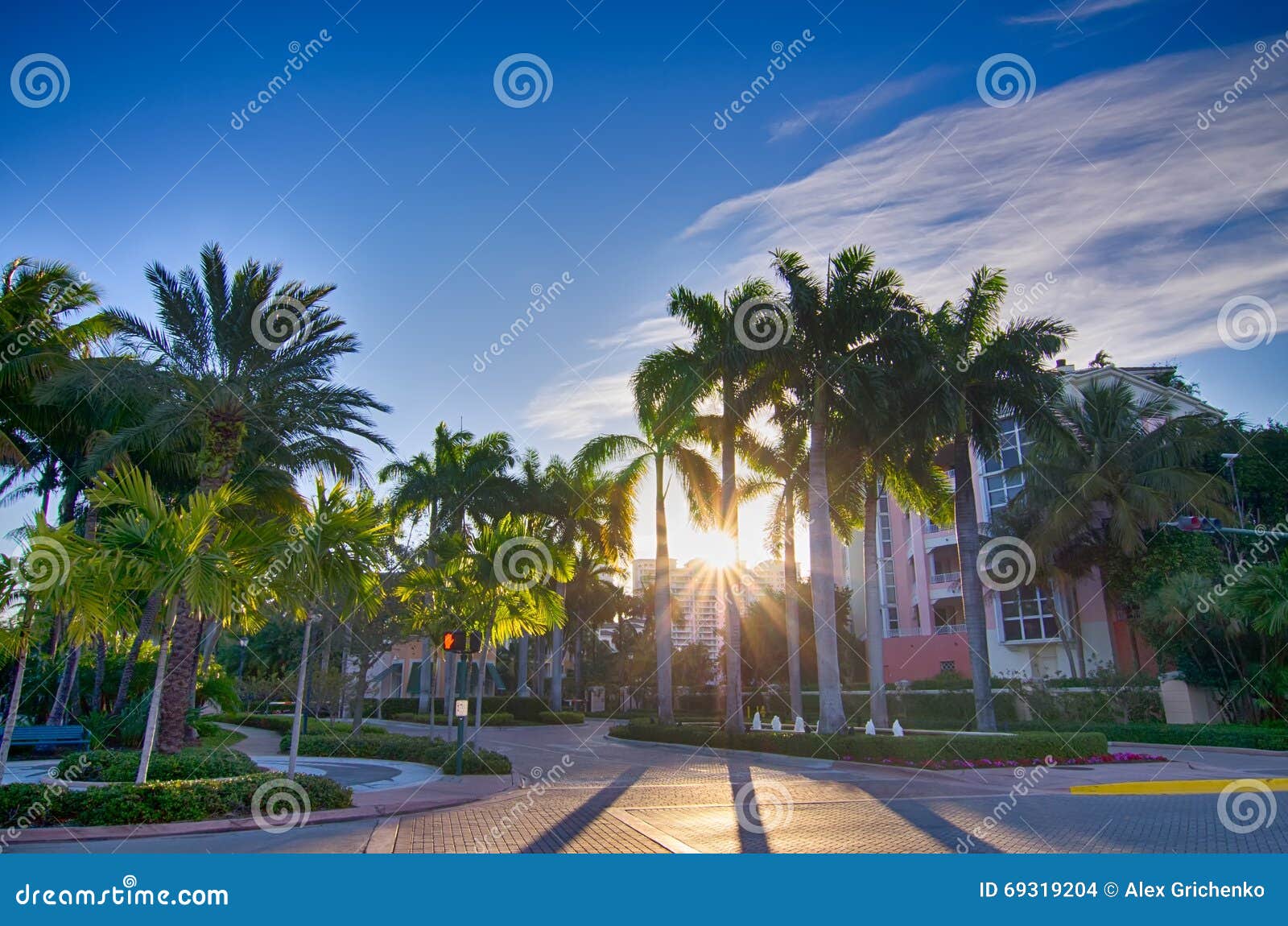 Miami Florida Beach Scenes on a Sunny Day Stock Photo - Image of ...