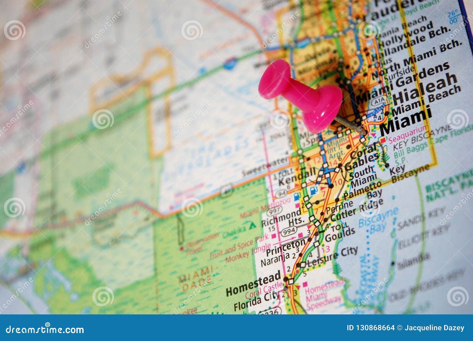 Miami, Florida editorial stock image. Image of road - 130868664