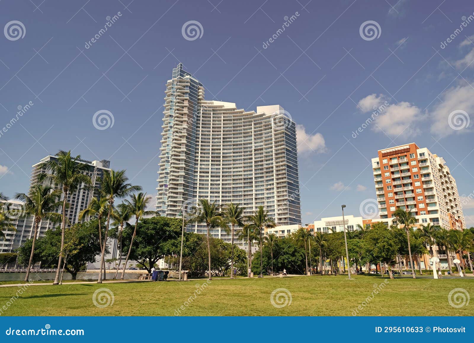 Miami, Florida USA - April 15, 2021: View on Skyscraper Building ...