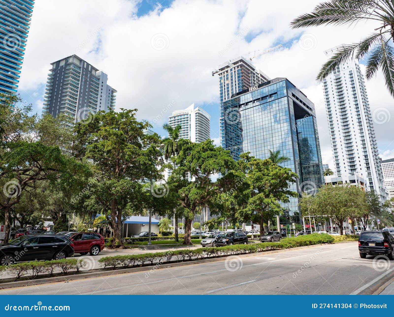 Miami, Florida USA - December 26, 2015: Miami Architecture of ...