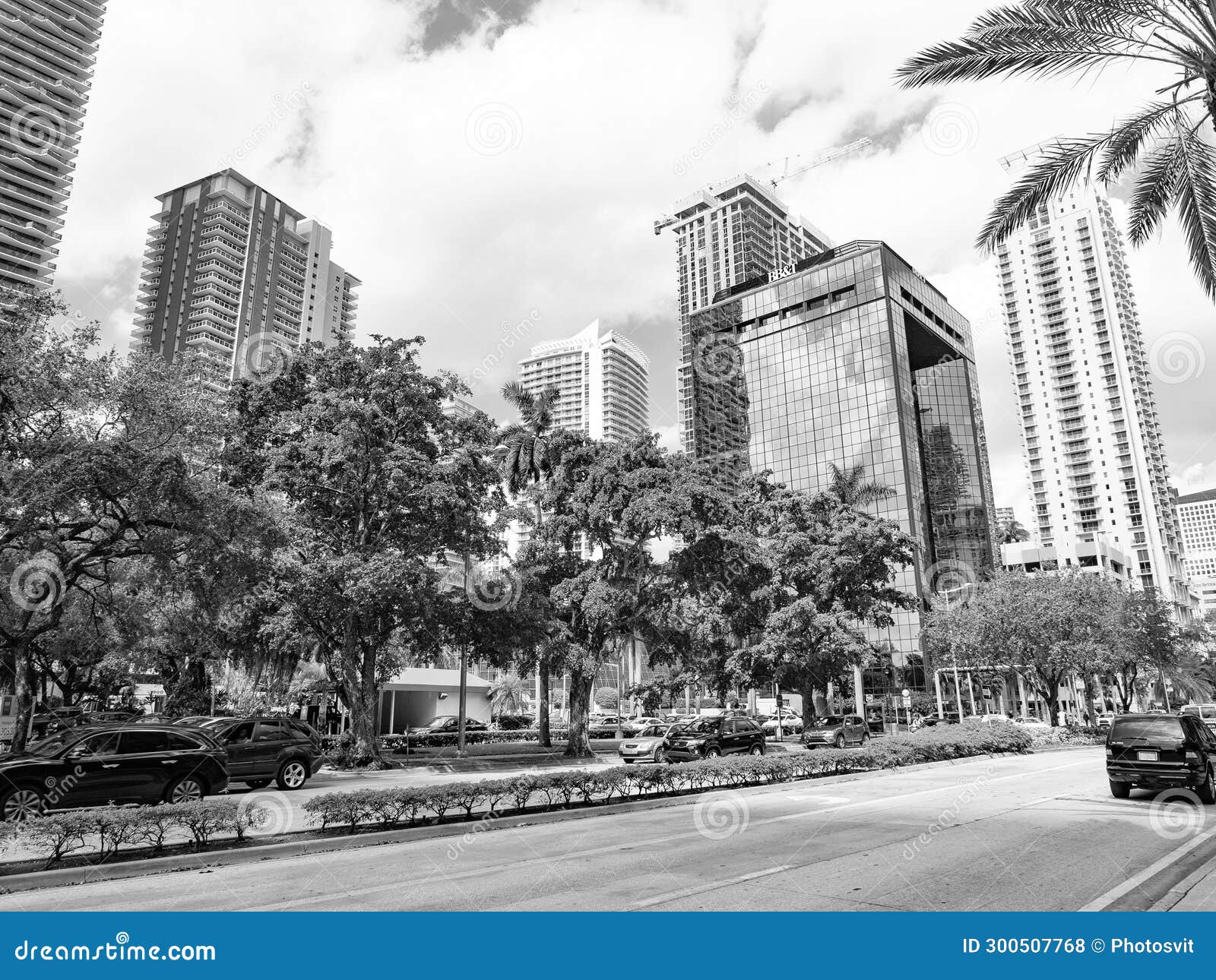 Miami, Florida USA - December 26, 2015: Miami Architecture of ...