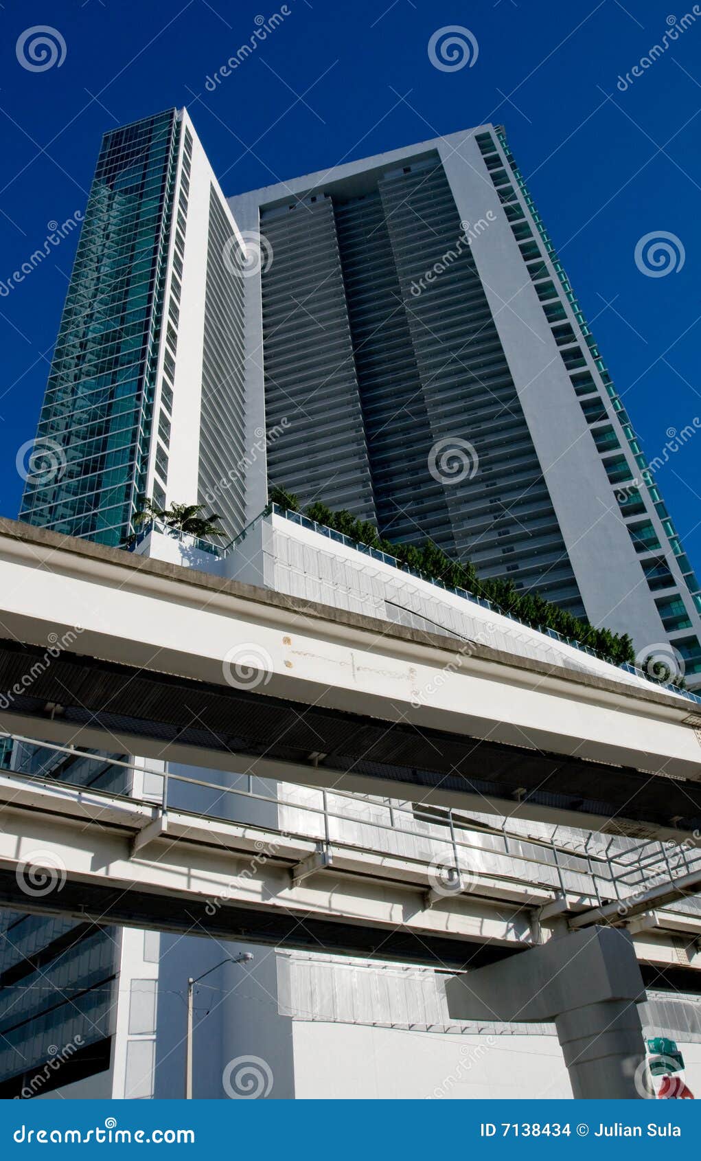 Miami High Rise Building stock photo. Image of offices - 7138434