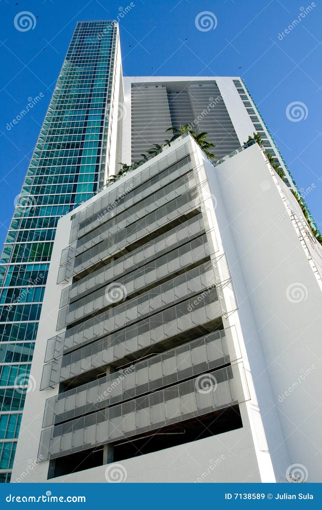 Miami High Rise Building stock image. Image of building - 7138589