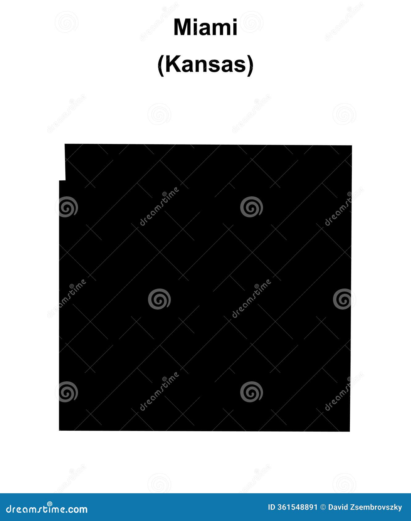 Miami outline map stock vector. Illustration of region - 361548891