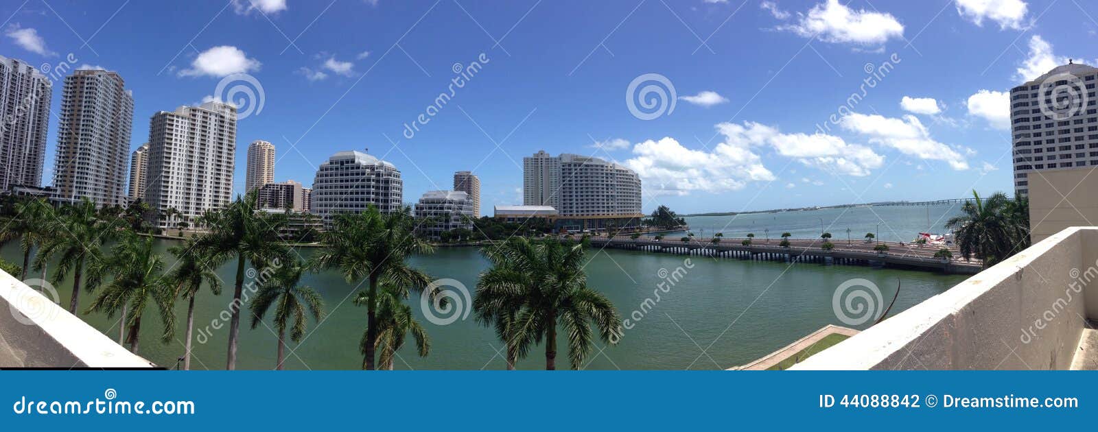 Miami stock photo. Image of view, miami, panoramic, buildings - 44088842