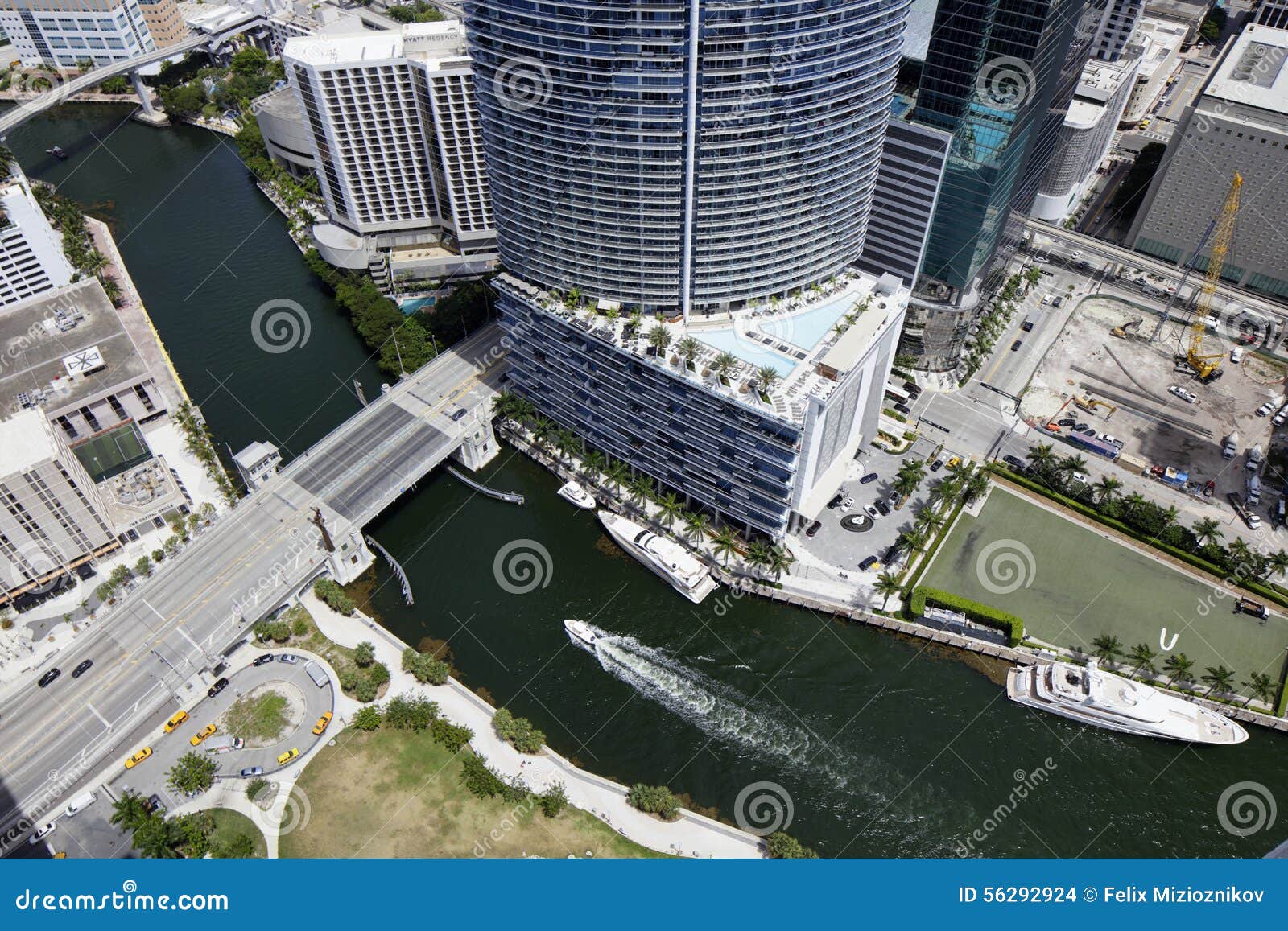 Miami River stock photo. Image of view, city, bridge - 56292924