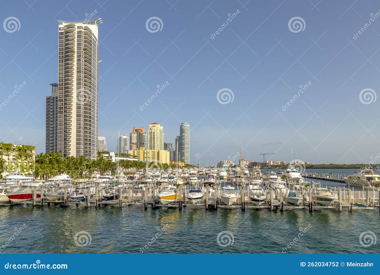 Miami skyline at daytime stock photo. Image of condo - 262034752