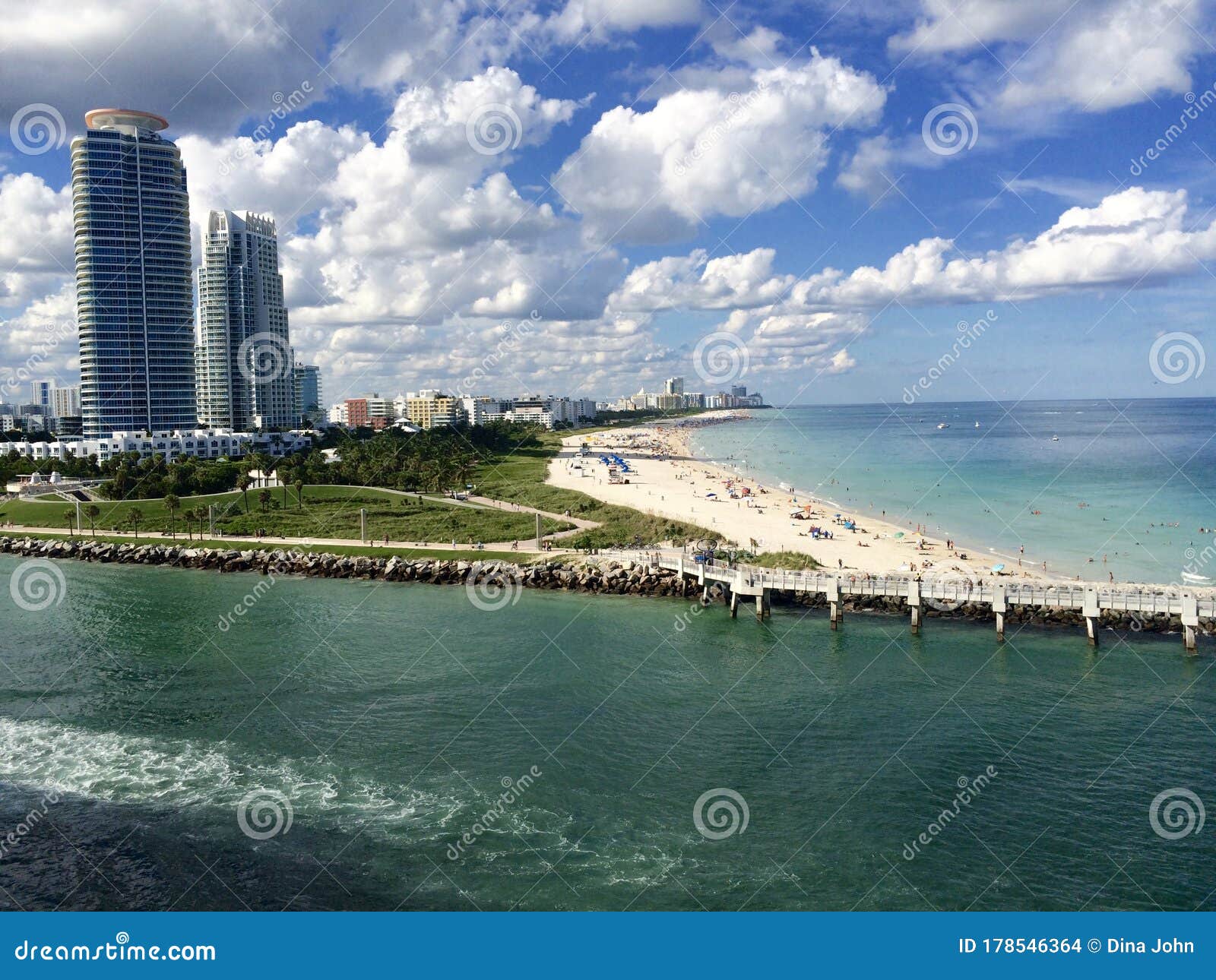 Miami South Beach SOBE stock photo. Image of sobe, ship - 178546364