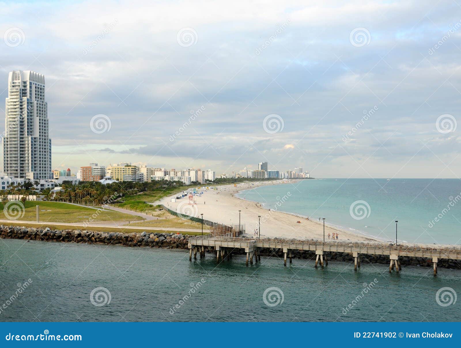 Miami, Strand, Florida stockfoto. Bild von ufergegend - 22741902