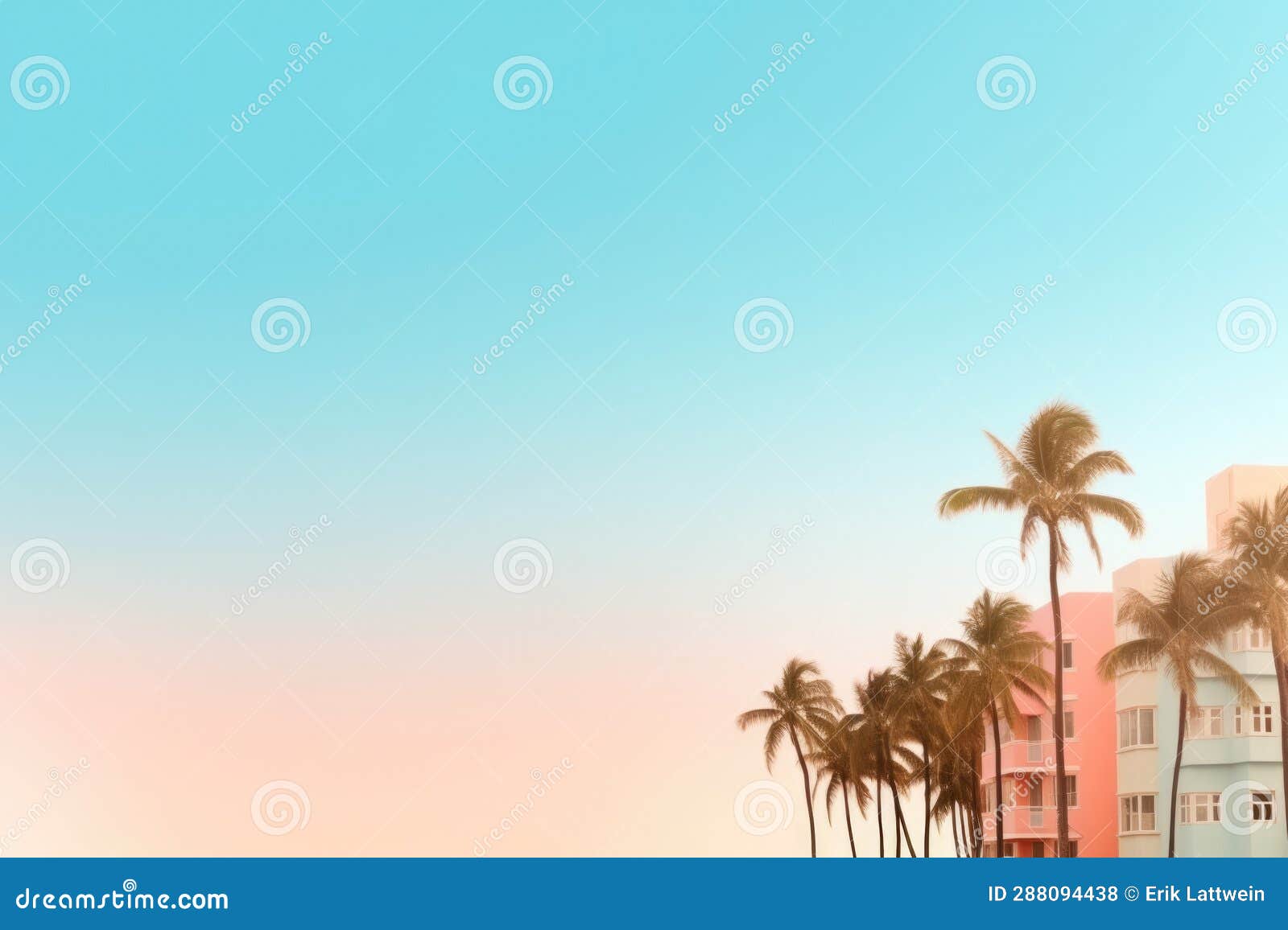 Miami Themed Background Large Copy Space - Stock Picture Backdrop Stock ...