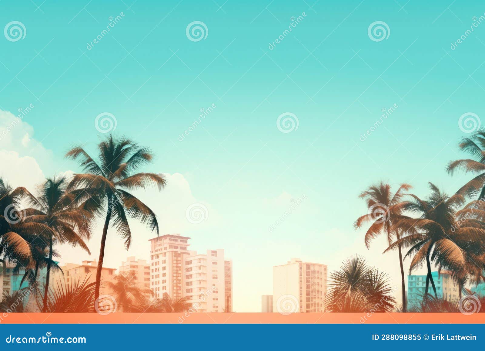 Miami Themed Background Large Copy Space - Stock Picture Backdrop Stock ...